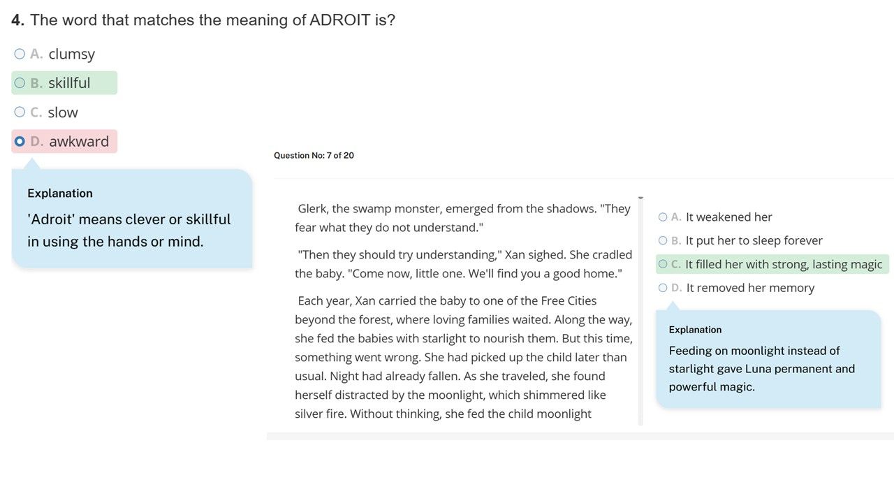 Selective Test | OC | HAST | QASMT | NAPLAN | SEAL | ASET